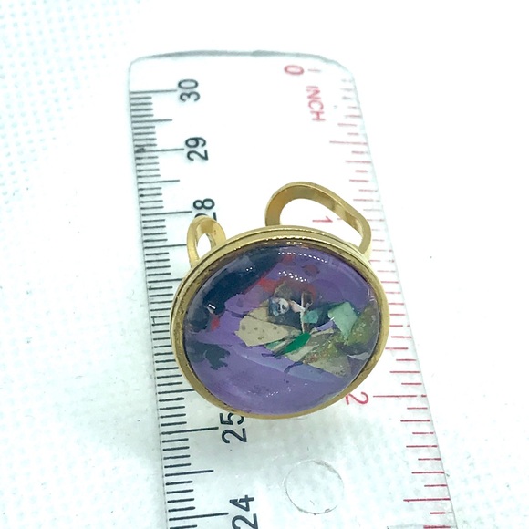 Hand Crafted | Jewelry | Handmade Round Dome Ring Adjustable Nsr Open ...